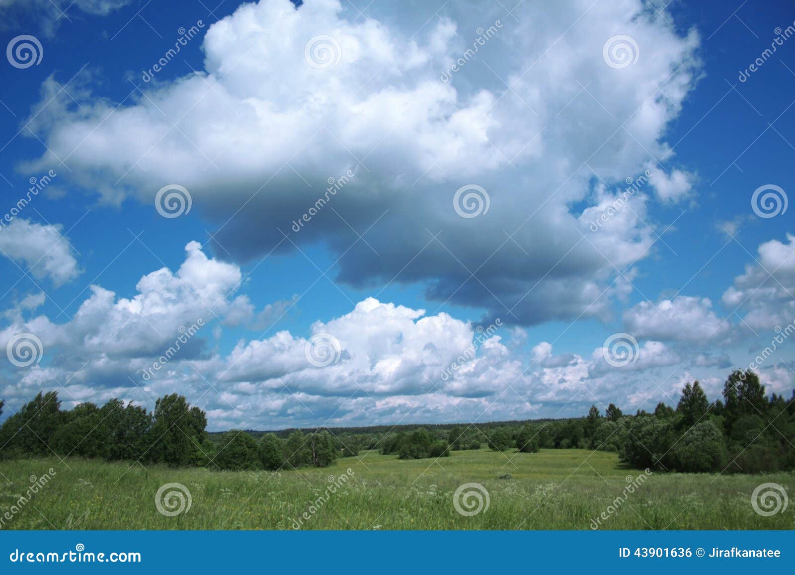 Landscape with cloudy sky stock photo. Image of rural - 43901636