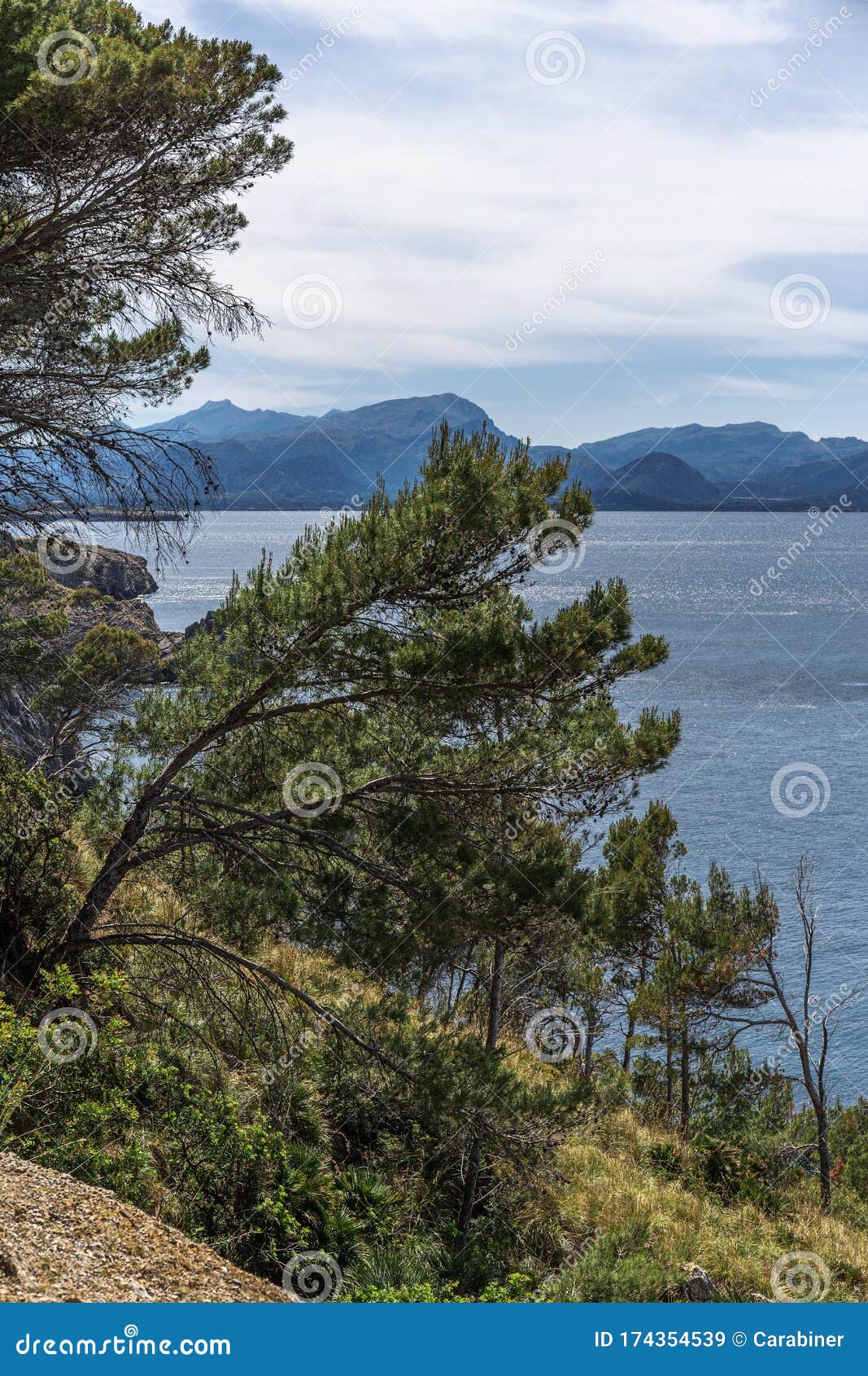 Landscape with Coast of Mallorca Stock Image - Image of europe ...
