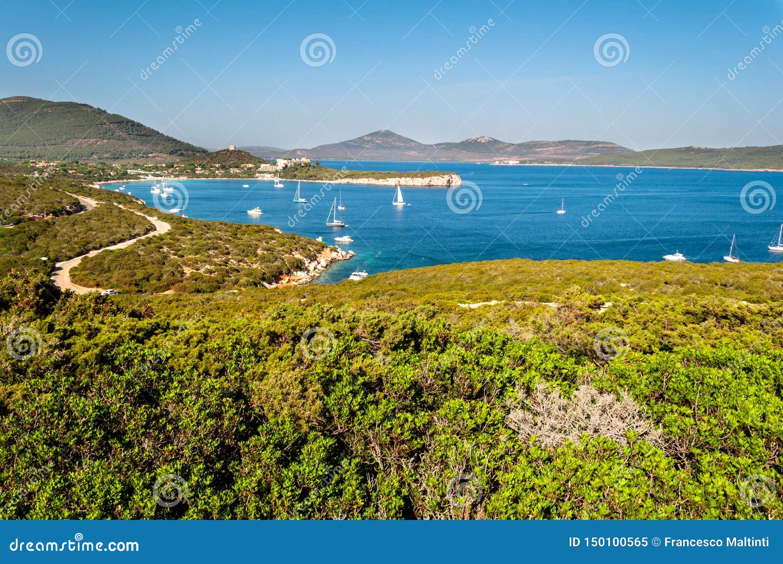 Landscape of Coast of Sardinia Stock Image - Image of landscape, beach ...