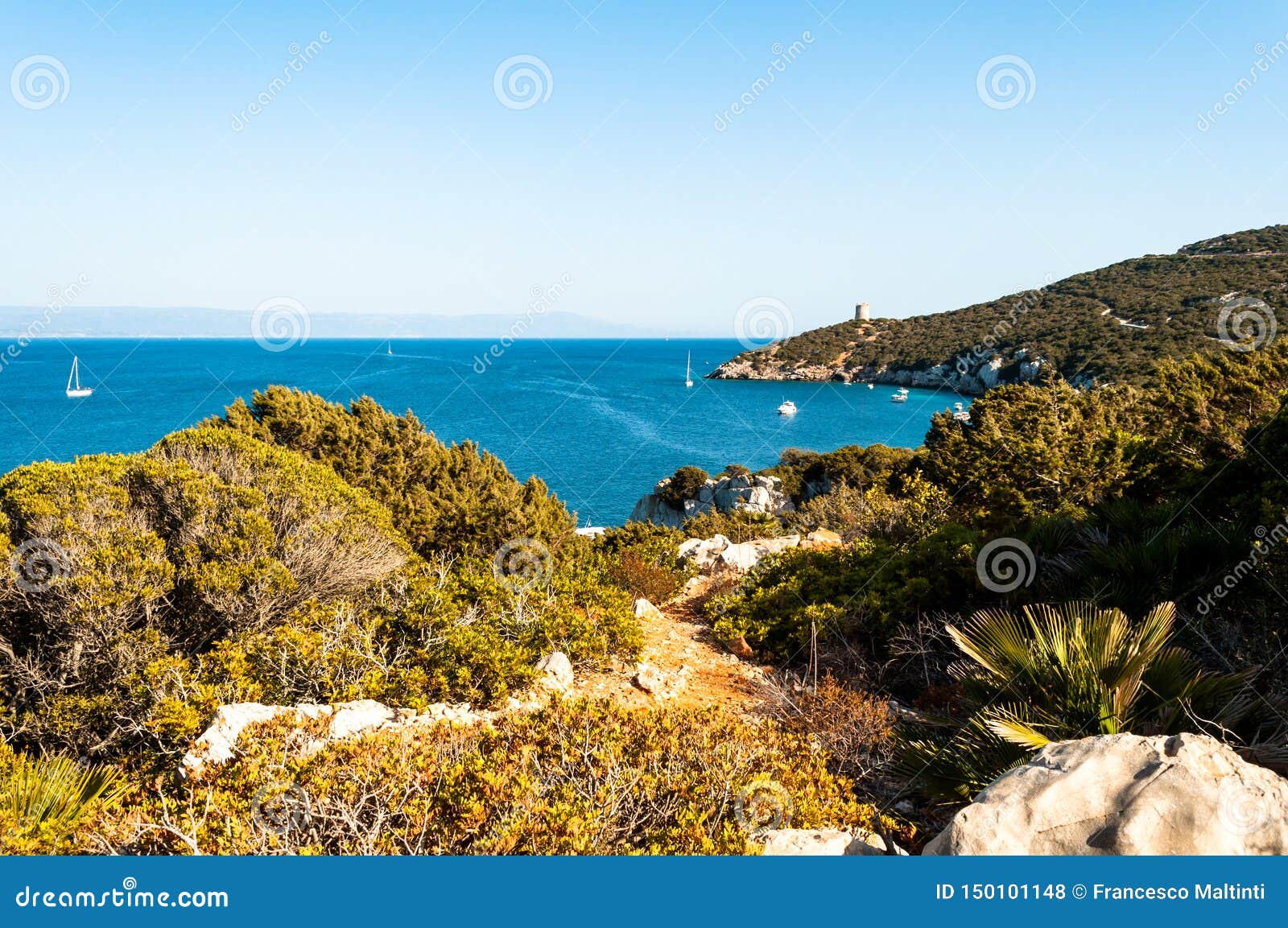 Landscape of Coast of Sardinia Stock Photo - Image of landscape, europe ...