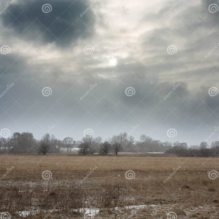 Landscape in cold weather stock image. Image of majestic - 30022733
