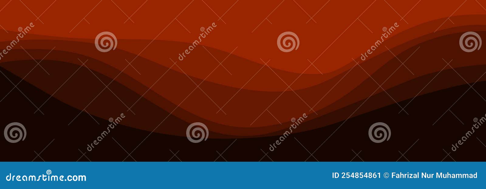 Landscape Colorful Gradient Wave Pattern Flat Design Vector ...