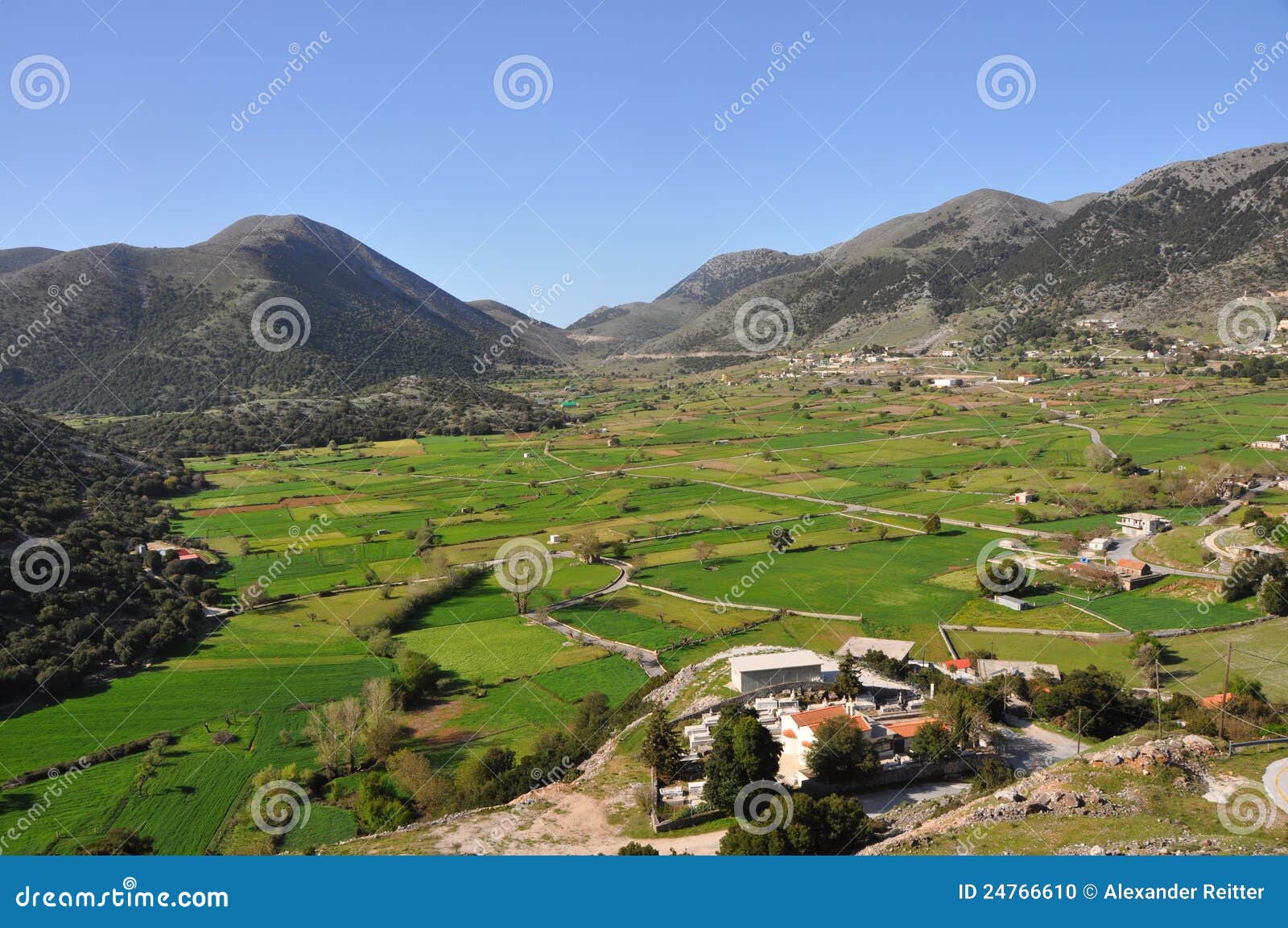 Landscape on crete, greece stock photo. Image of greek - 24766610