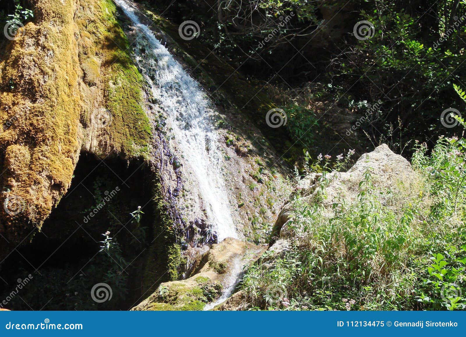 Crimean Mountains Near the Town Malorechensk in the South of the ...