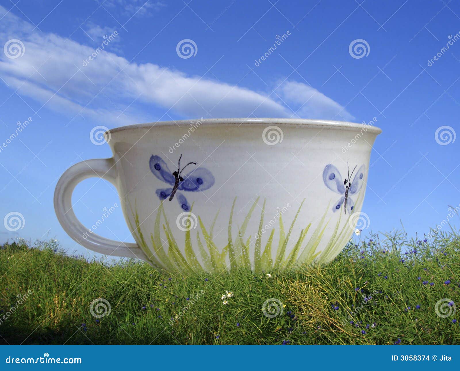 Landscape with cup stock photo. Image of valentine, holiday - 3058374