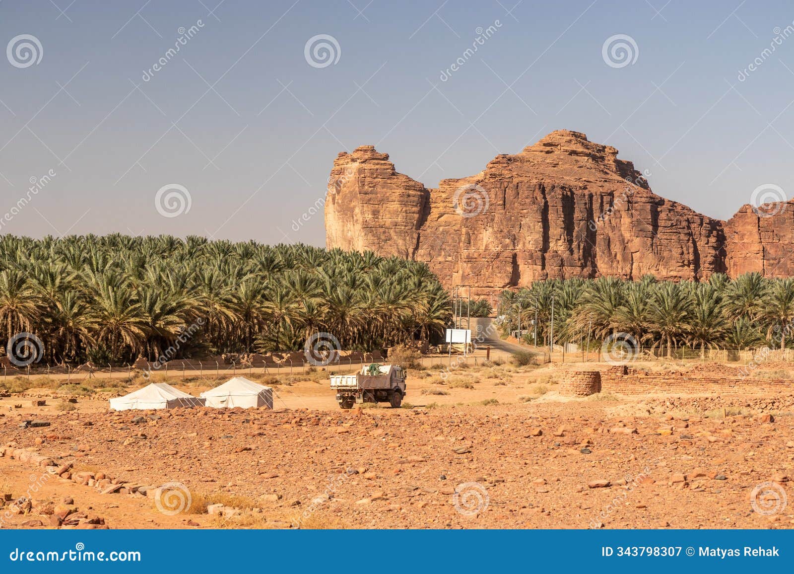 Landscape of Dadan Site in Al Ula, Saudi Arab Stock Image - Image of ...