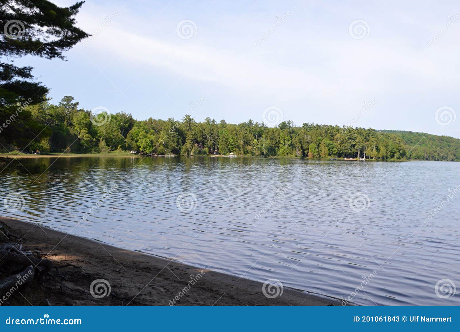 Landscape at Deep Lake, Minnesota Stock Image - Image of scenic, state ...
