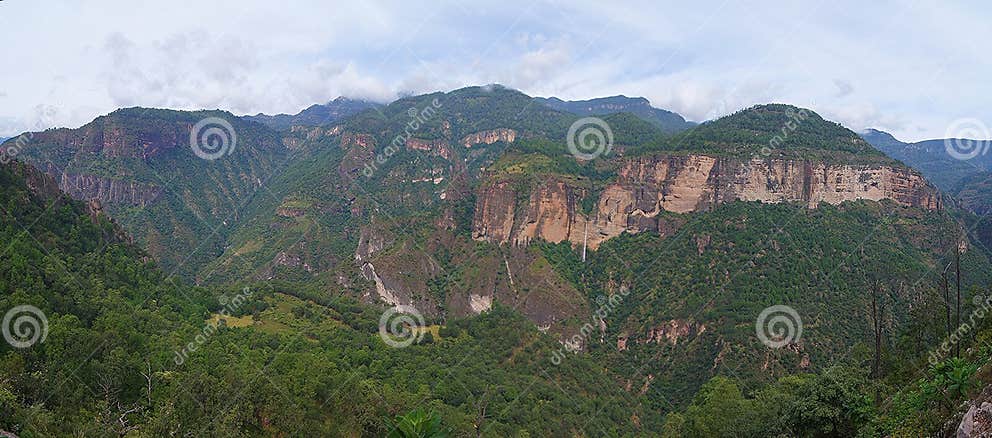 Landscape of the Devil S Backbone, Route N40, Durango, Mexico Stock ...