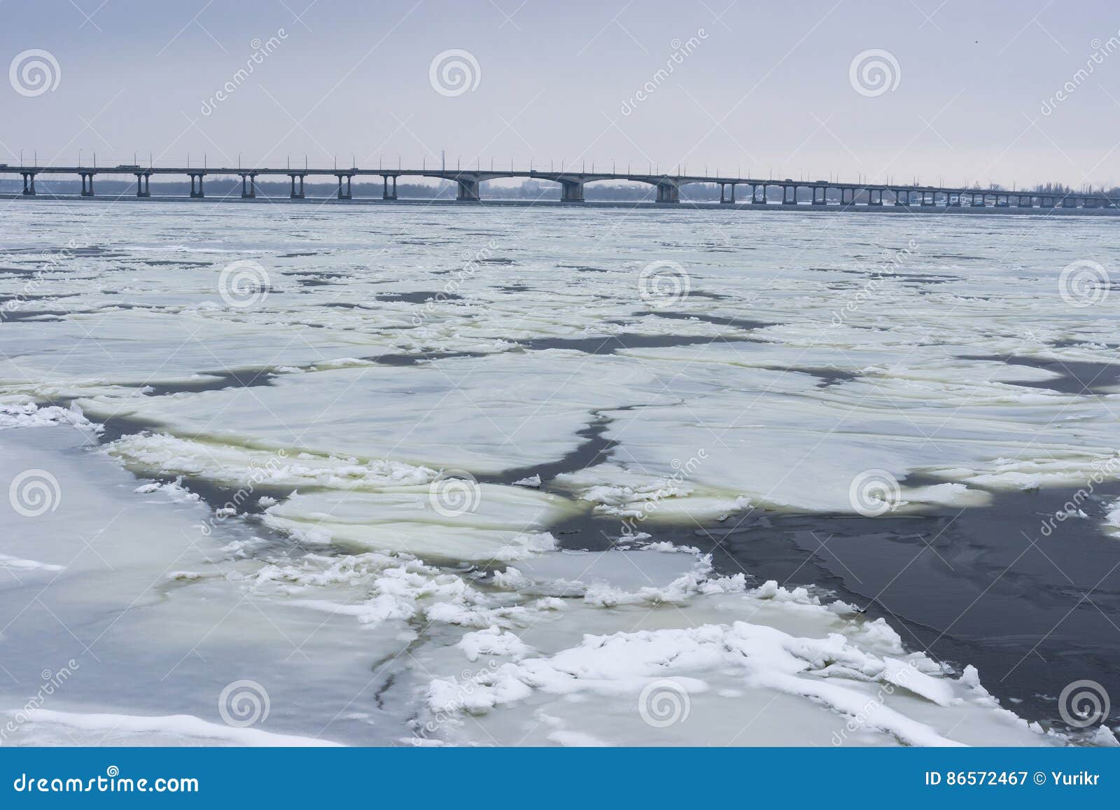Landscape with Dnepr River in Dnepr City, Ukraine Stock Image - Image ...