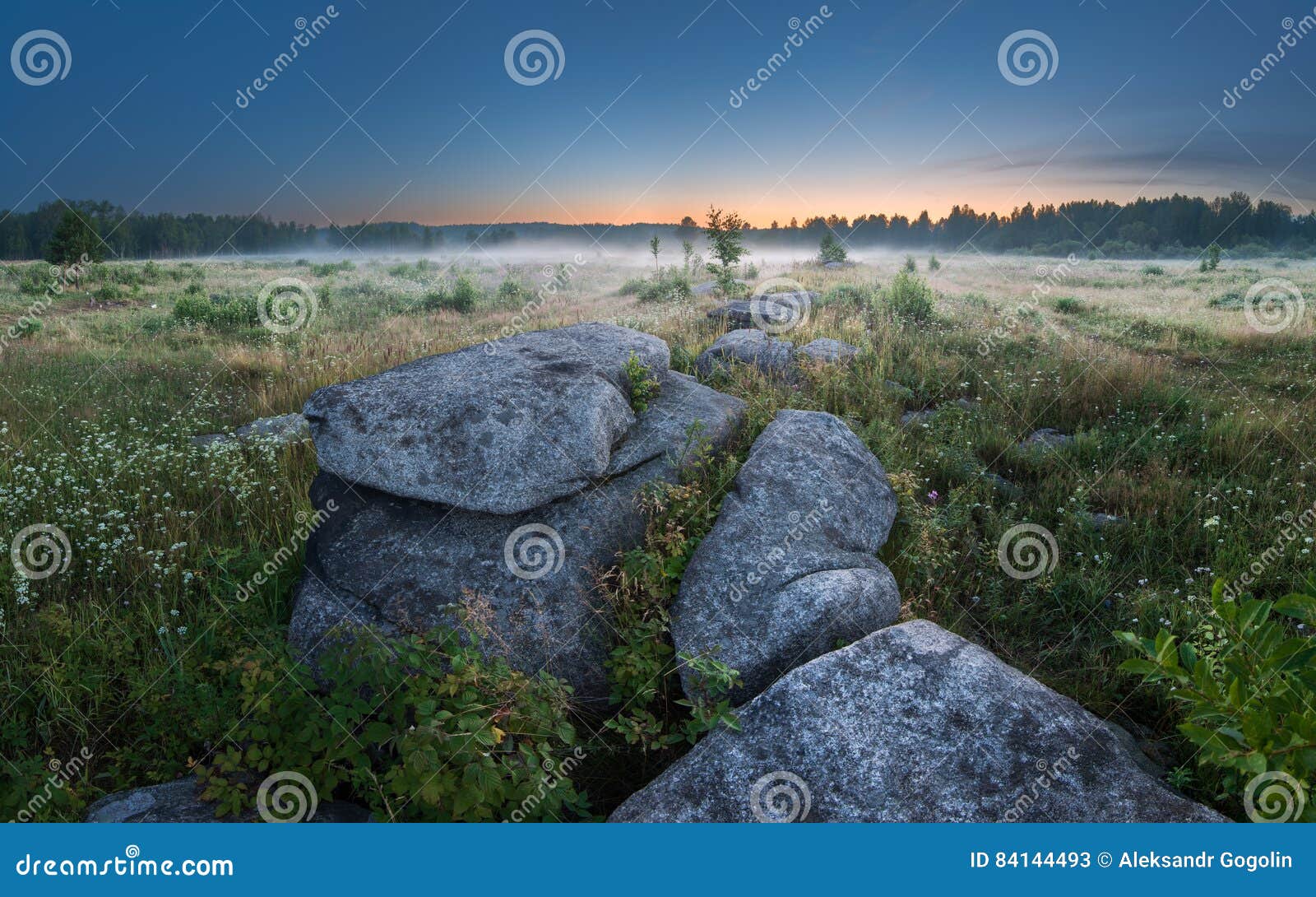 Landscape at dusk stock image. Image of dusk, journey - 84144493