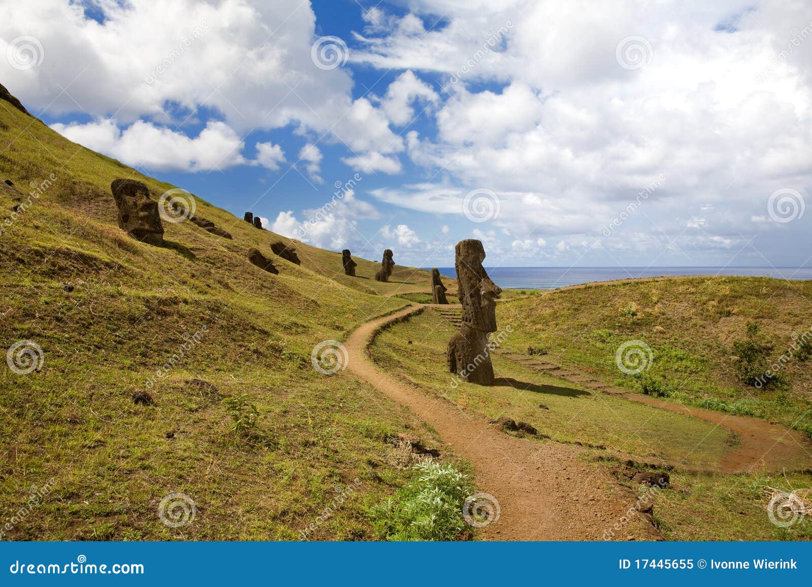 Landscape at easter island stock image. Image of easter - 17445655