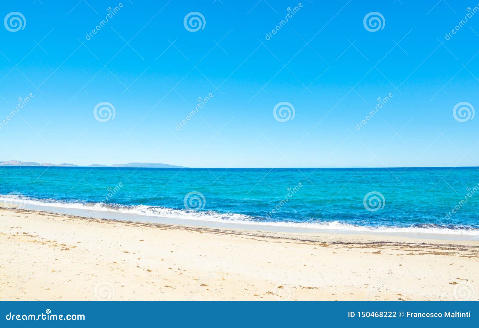 Landscape of Empty Tropical Beach Stock Photo - Image of travel, nature ...