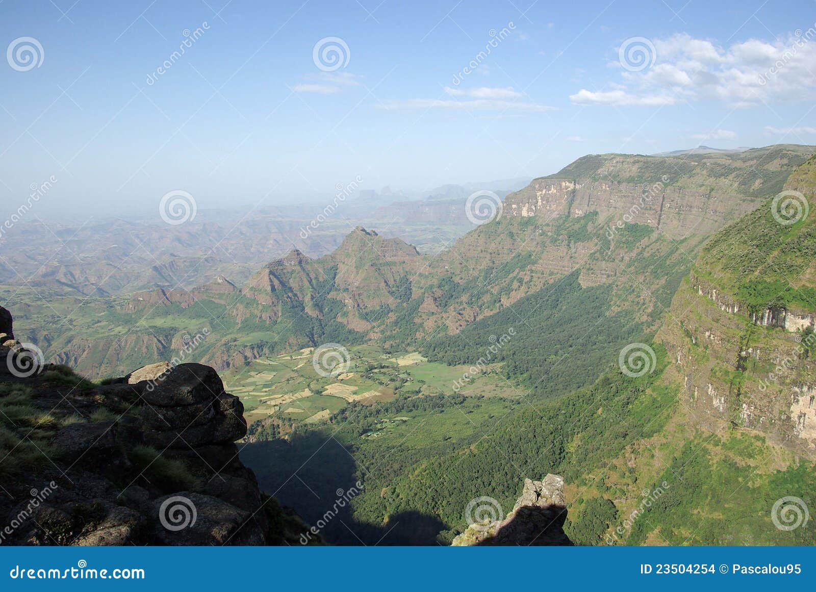 Landscape in Ethiopia stock photo. Image of simien, cliff - 23504254