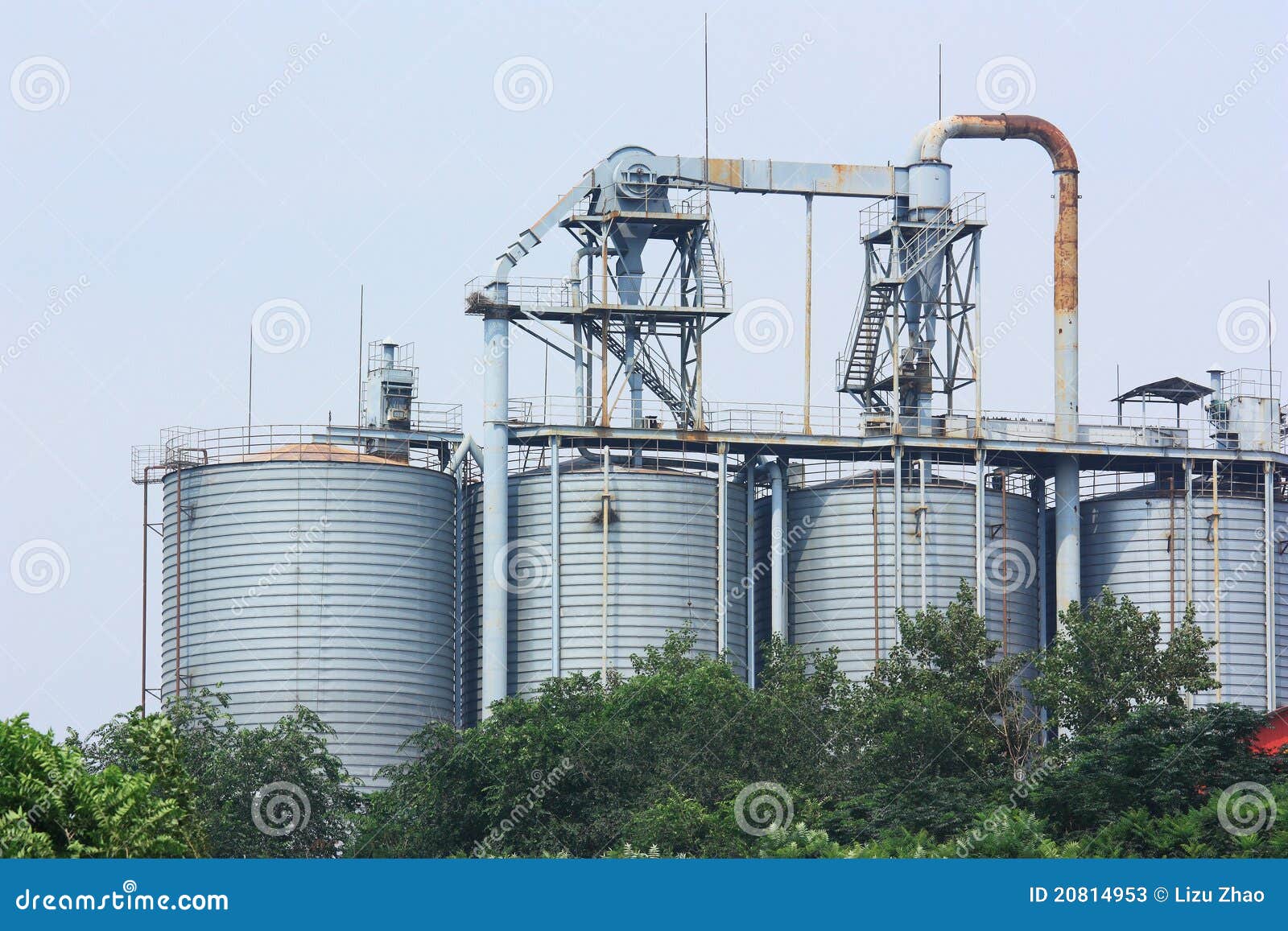 Landscape of factory stock image. Image of industry, environment - 20814953