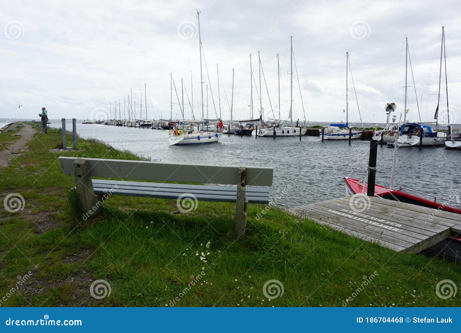 Fehmarn, Germany - 05/25/2020: the Landscape of Fehmarn - the Harbour ...