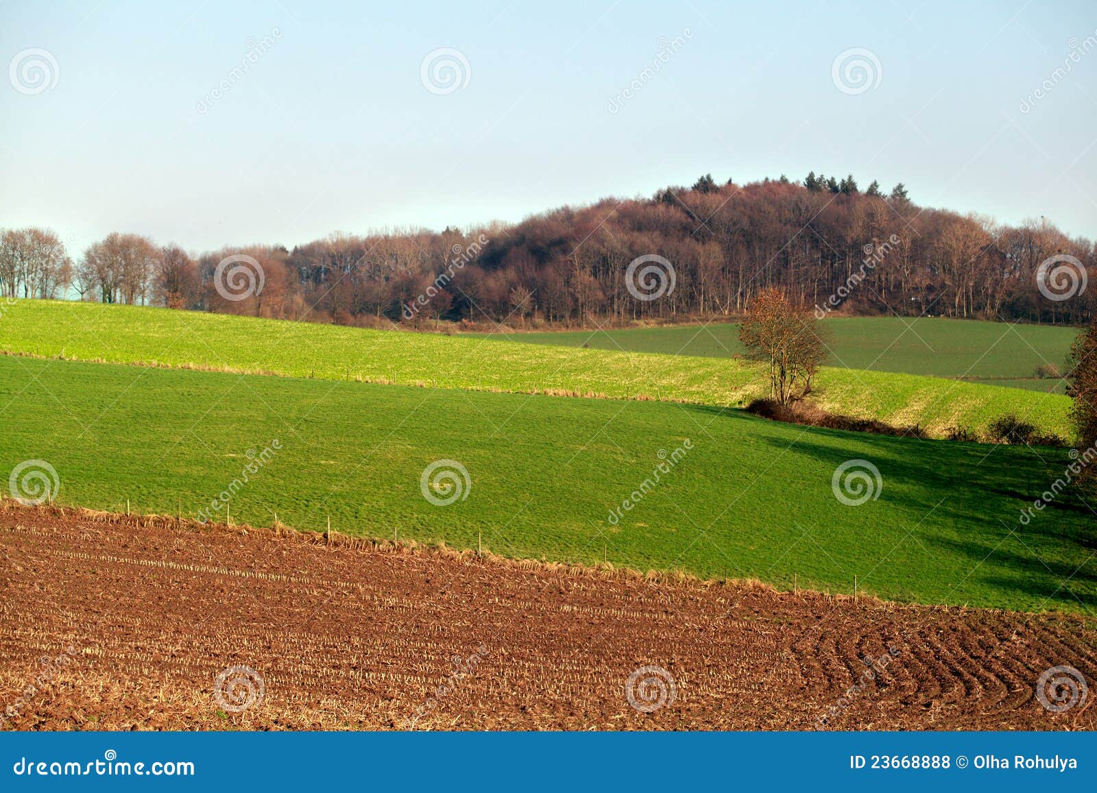 Landscape with fields stock photo. Image of curve, people - 23668888