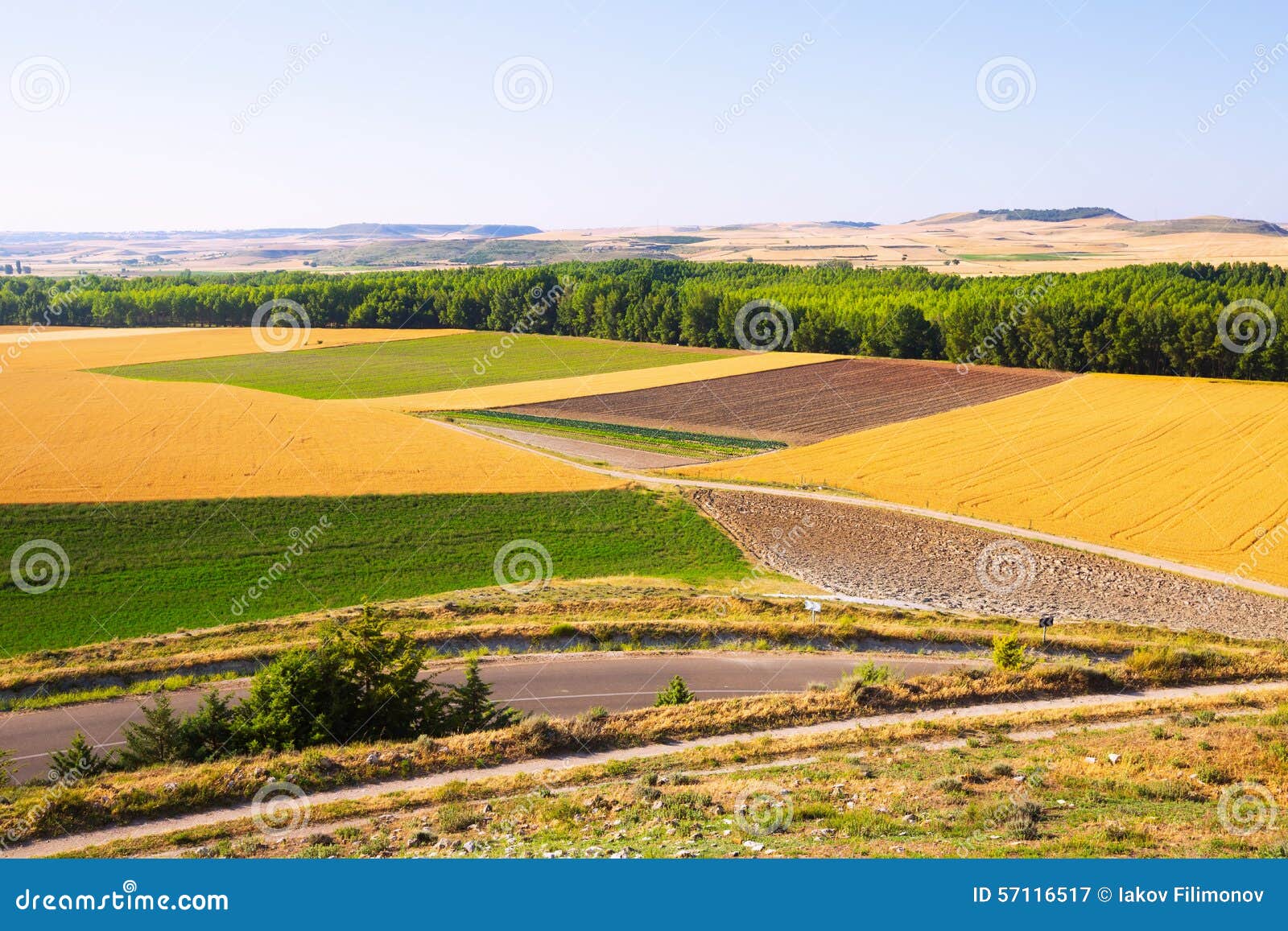 Landscape with fields stock image. Image of nature, europe - 57116517