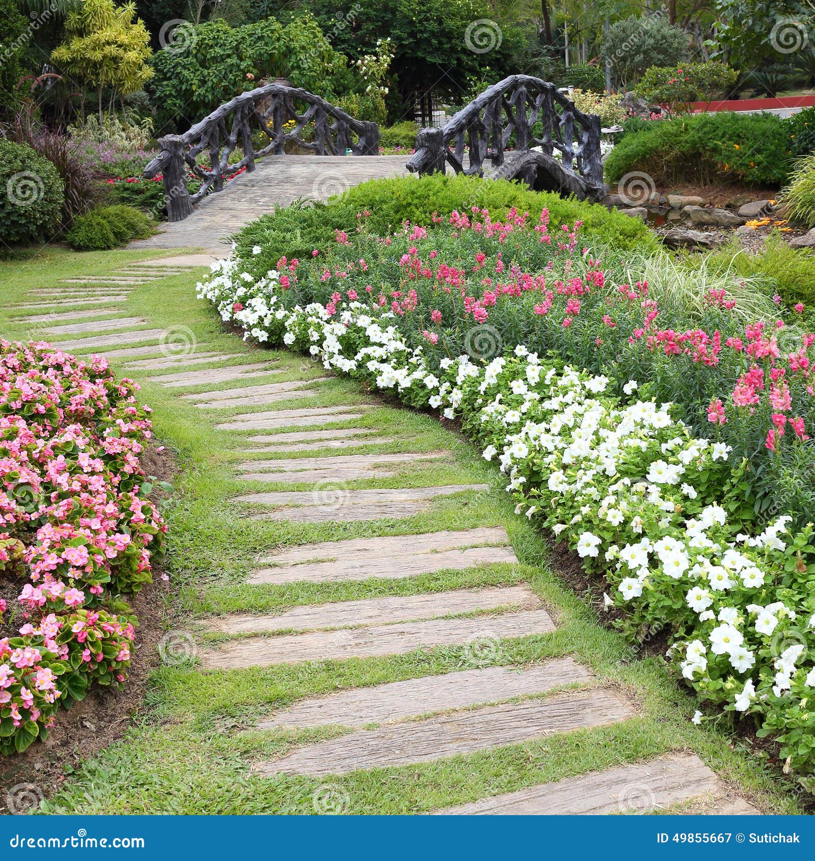 Flower Garden Path