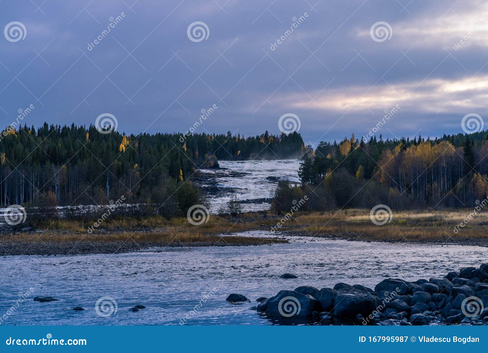 Pite river in Sweden stock image. Image of water, pite - 167995987