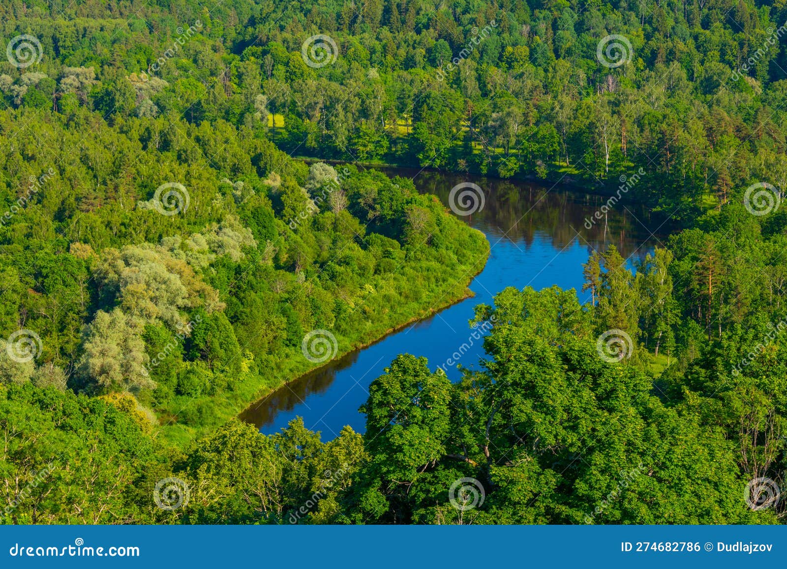 Landscape of Gauja National Park in Latvia Stock Photo - Image of ...