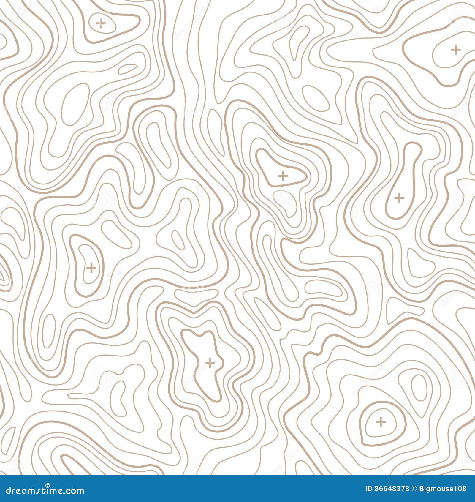 Landscape Geodesy Topographical Map Line Background. Vector Stock ...