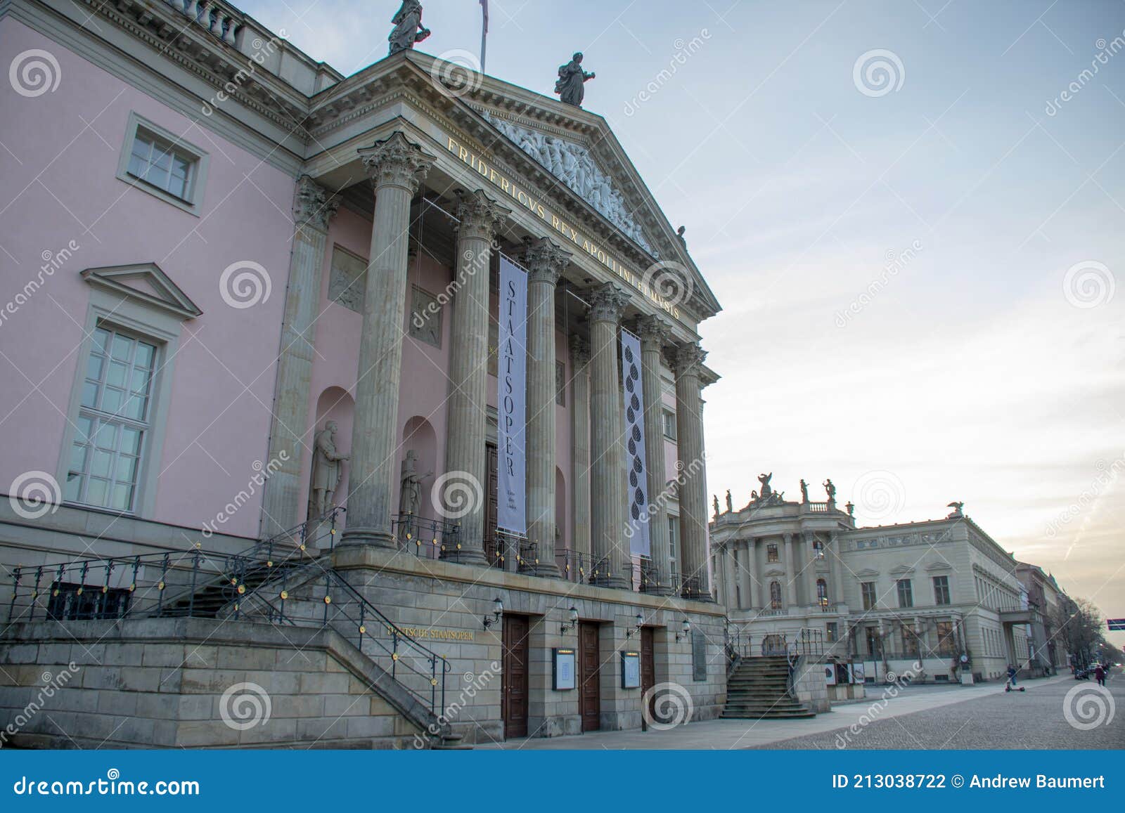 Landscape of German State Opera House in Mitte Berlin Germany Editorial ...