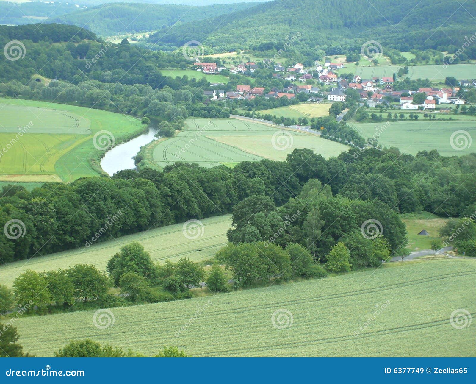 Landscape in germany stock image. Image of forest, ages - 6377749