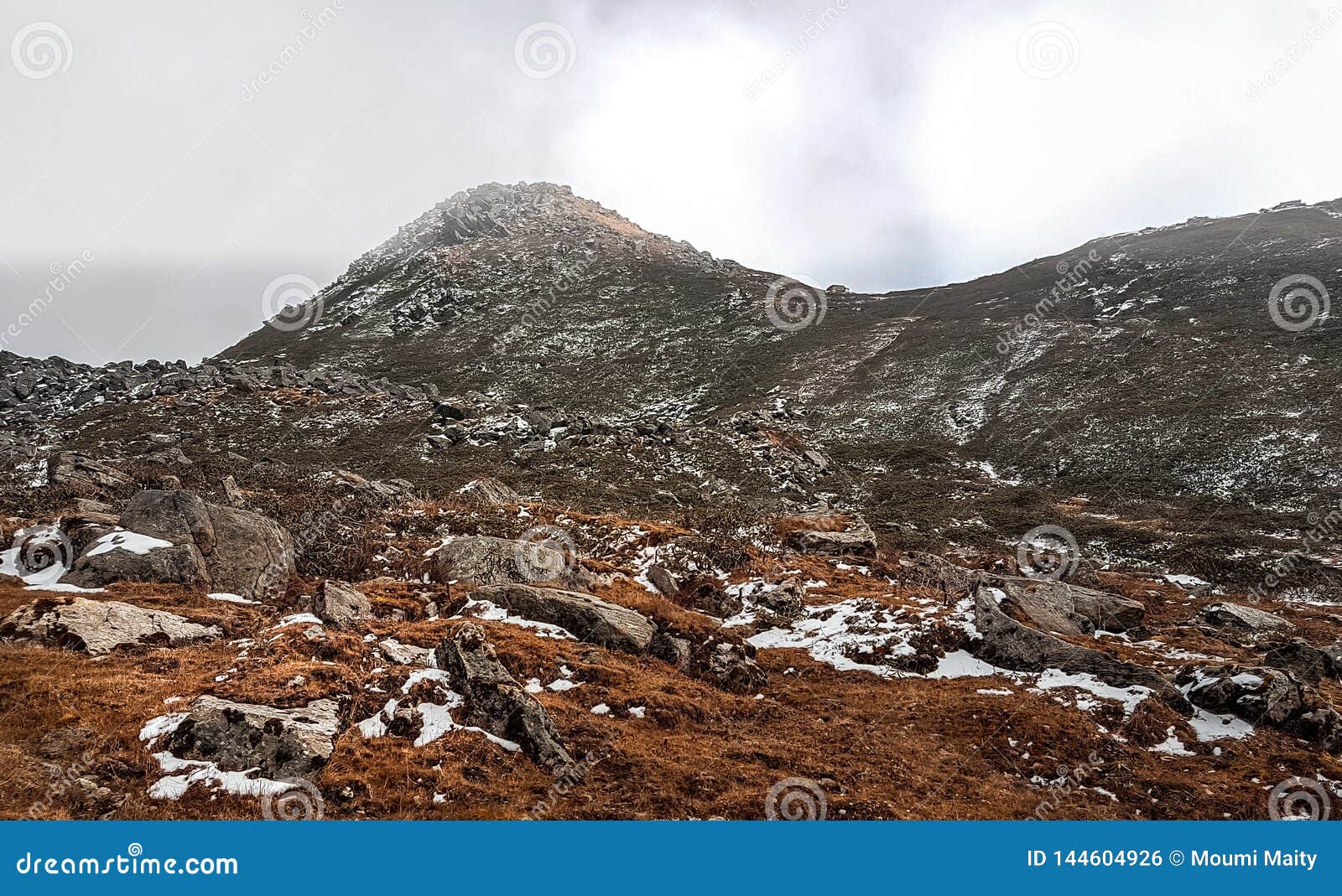 Landscape stock photo. Image of valley, sikkim, gnathang - 144604926
