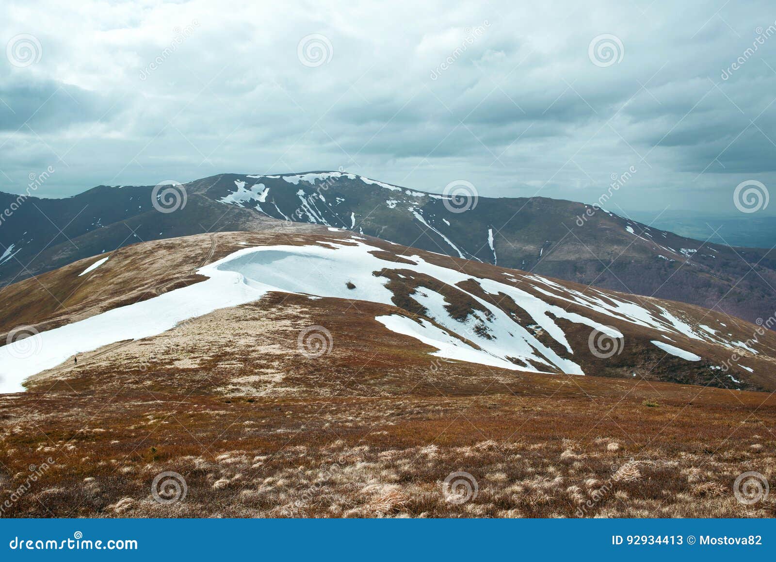 Landscape of Great Snowy Peak of the Mountains Stock Image - Image of ...