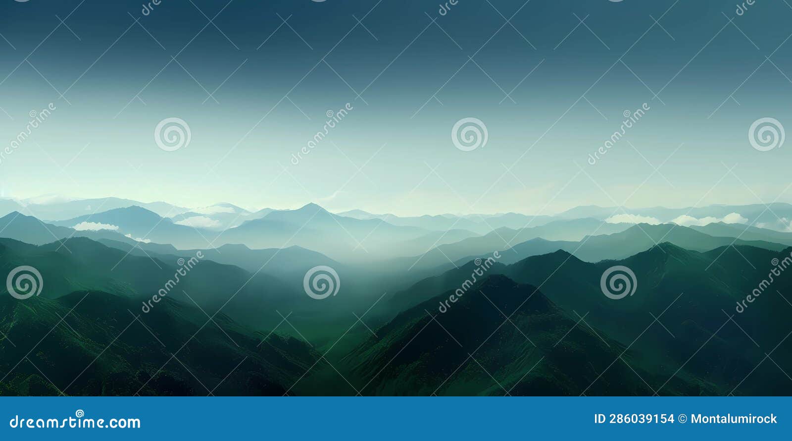 Landscape Green Mountain Top View Nature Silhouette Wallpaper ...