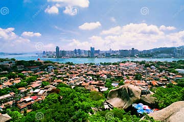 Landscape of Gulangyu Islet Stock Photo - Image of christmas, catholic ...