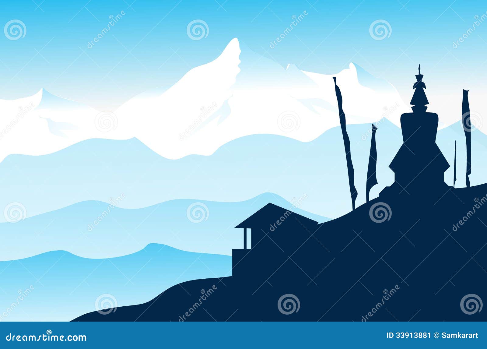 Himalayas Cartoons, Illustrations & Vector Stock Images - 9367 Pictures ...