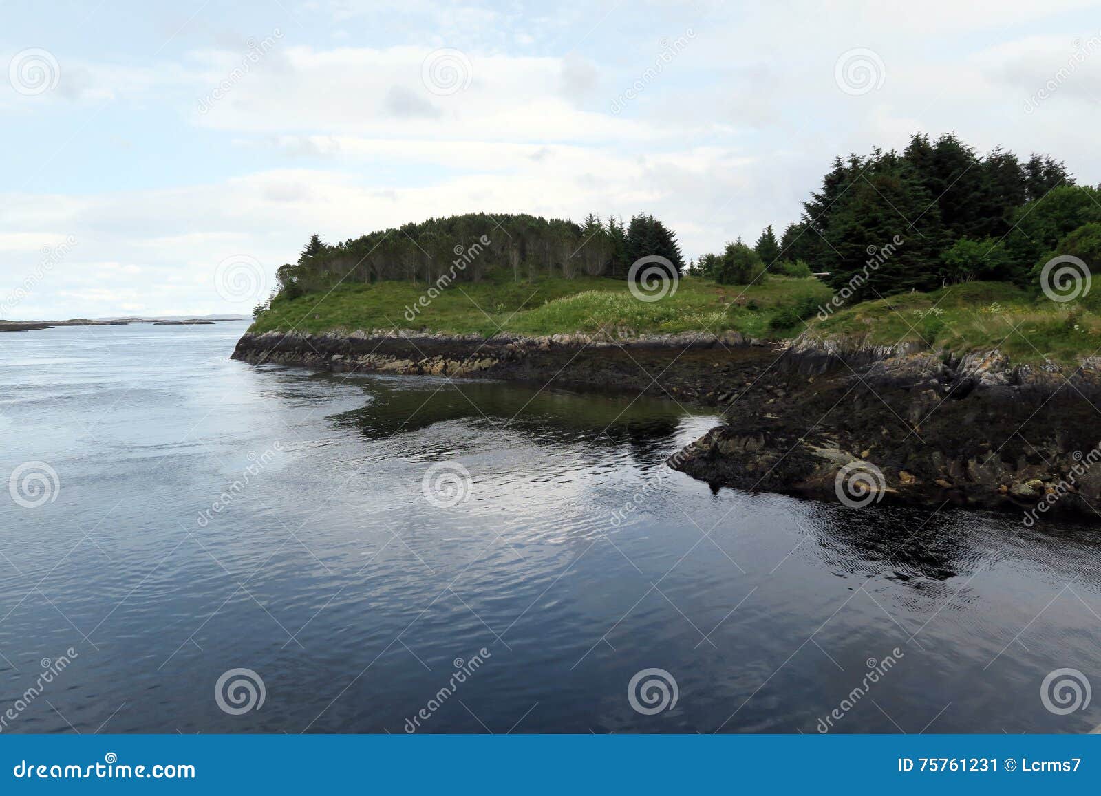 Landscape of Hitra, Isle in Norway. Stock Image - Image of landscape ...