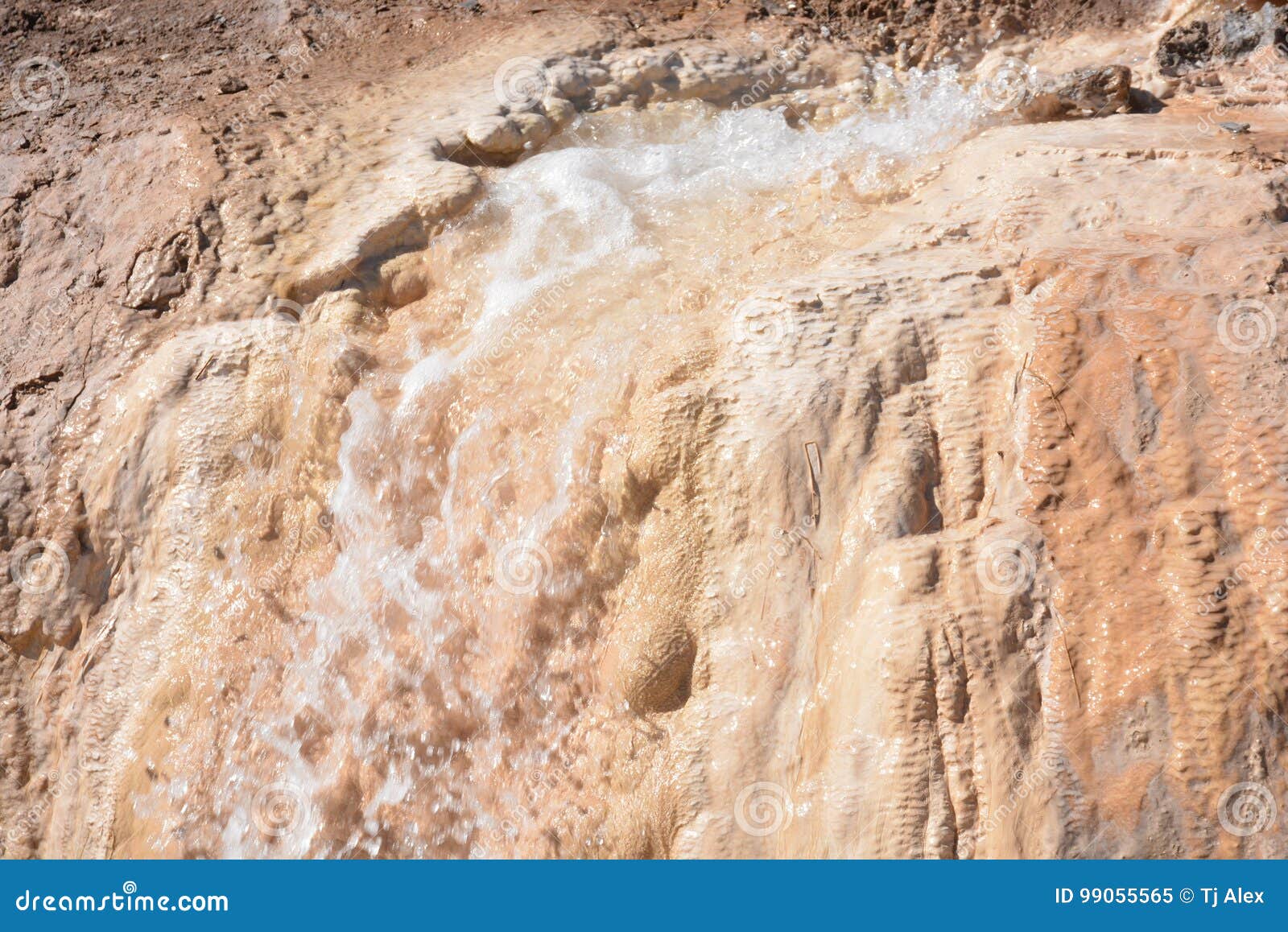 Landscape of Hot Spring in Chile Stock Image - Image of winterholidays ...