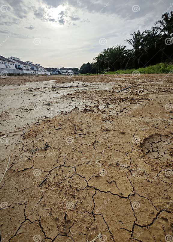 Common Natural Phenomenon on the Earth Surface Cracking. Stock Image ...