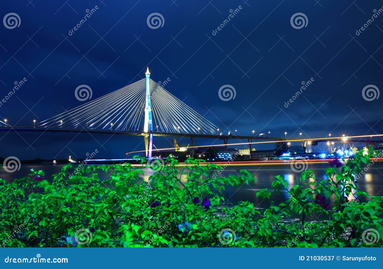 Landscape of Industrial Ring Bridge or Mega Bridge Editorial ...