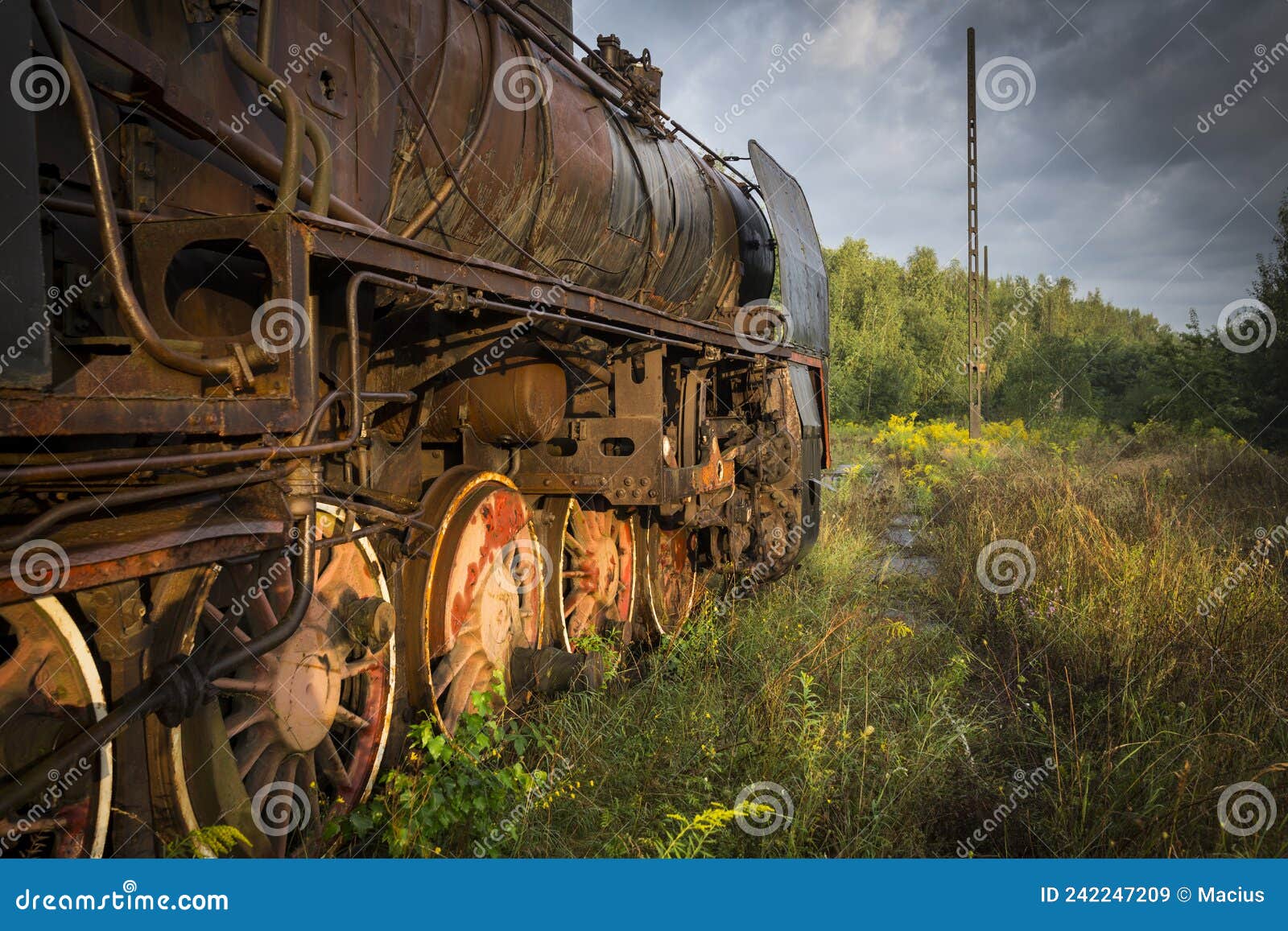 Landscape of Industry: Mine Factories Smelters Railway Stock Image ...