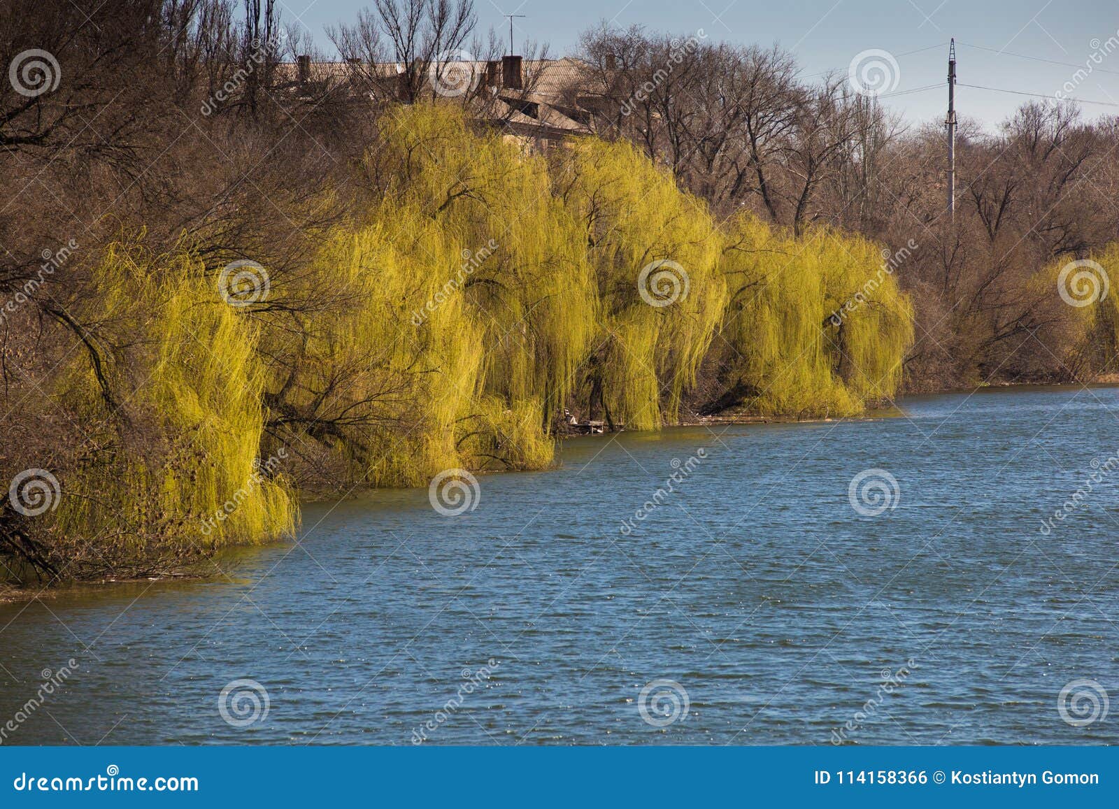 Ingulets River at Springtime Stock Photo - Image of nature, ukraine ...