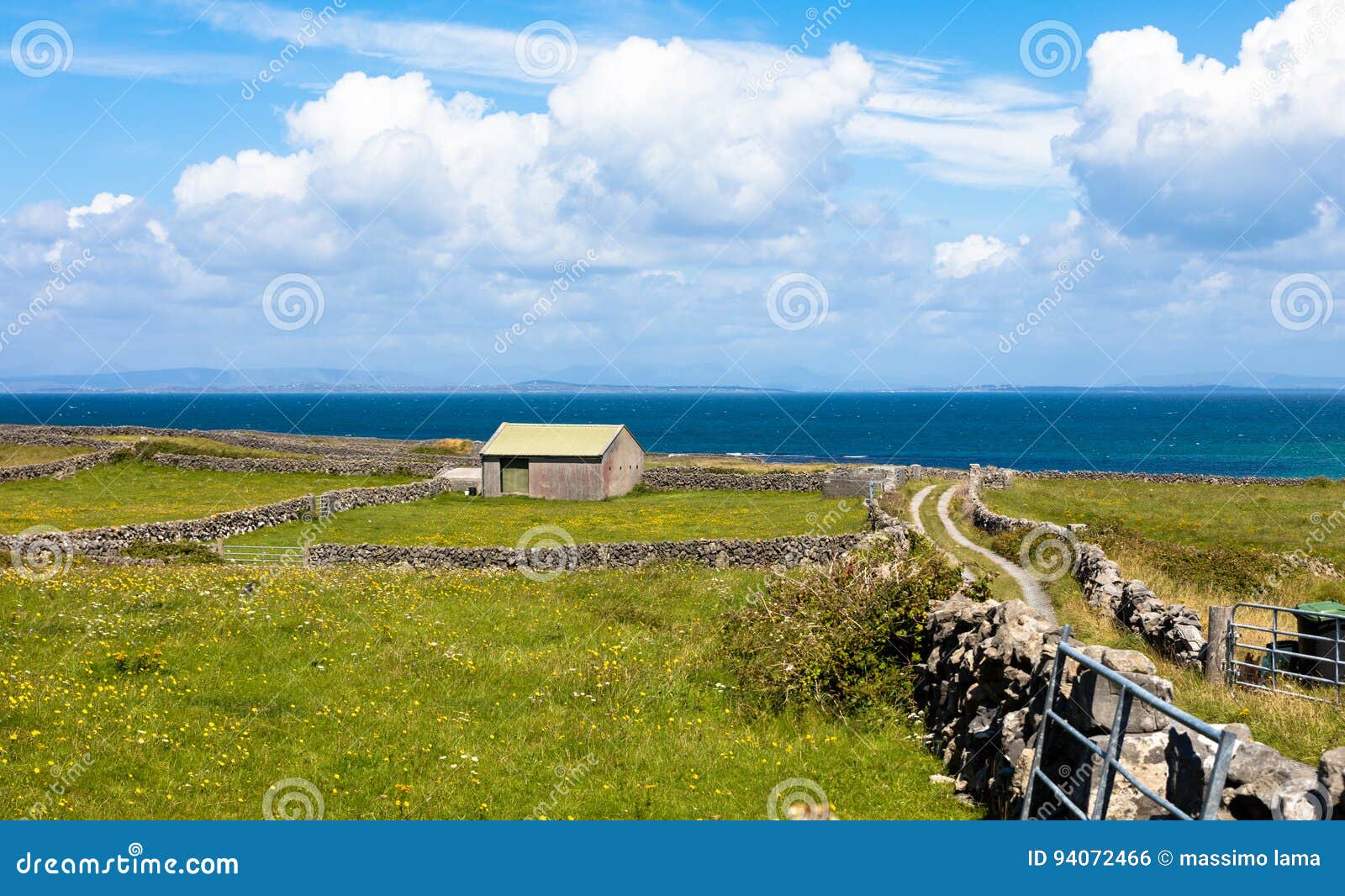 Landscape of Inishmore stock photo. Image of outdoors - 94072466
