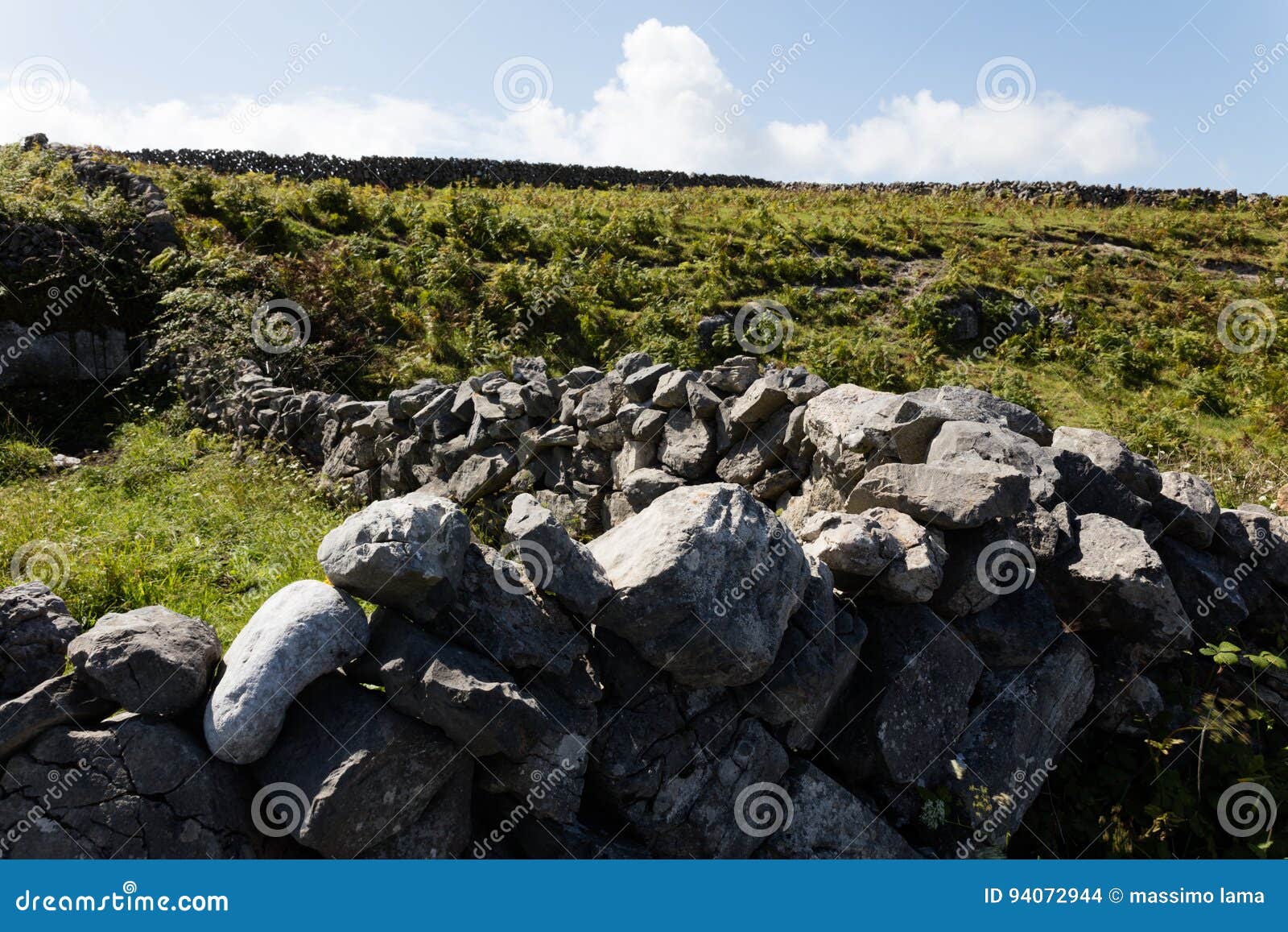 Landscape of Inishmore stock photo. Image of idyll, design - 94072944