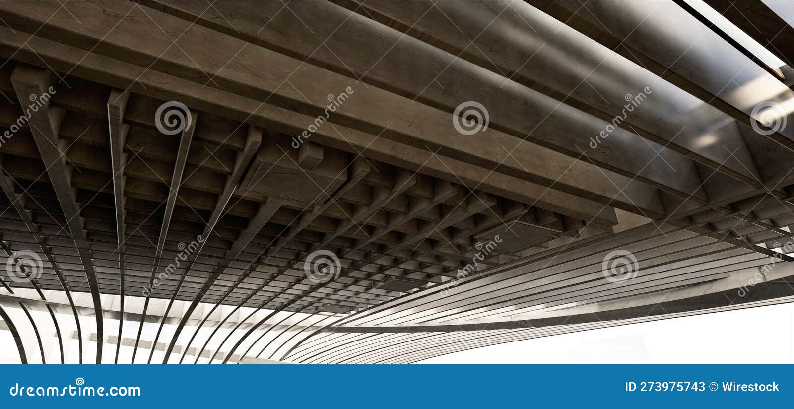 Landscape Of An Interwoven Mesh Expanded Steel Ceiling In The Daylight ...