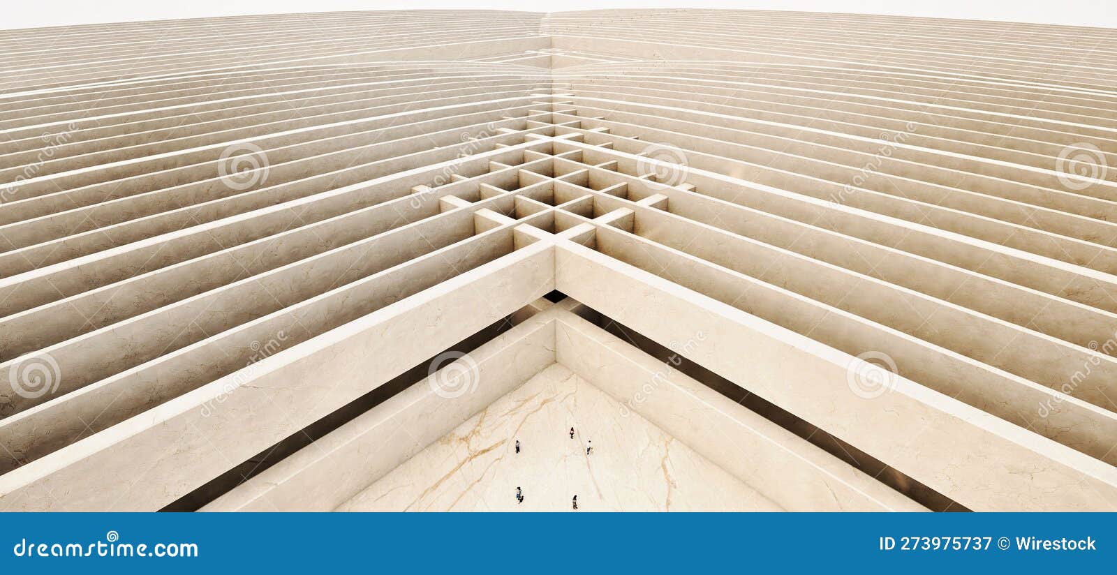 Landscape of an Interwoven Mesh Expanded Steel Ceiling in the Daylight ...