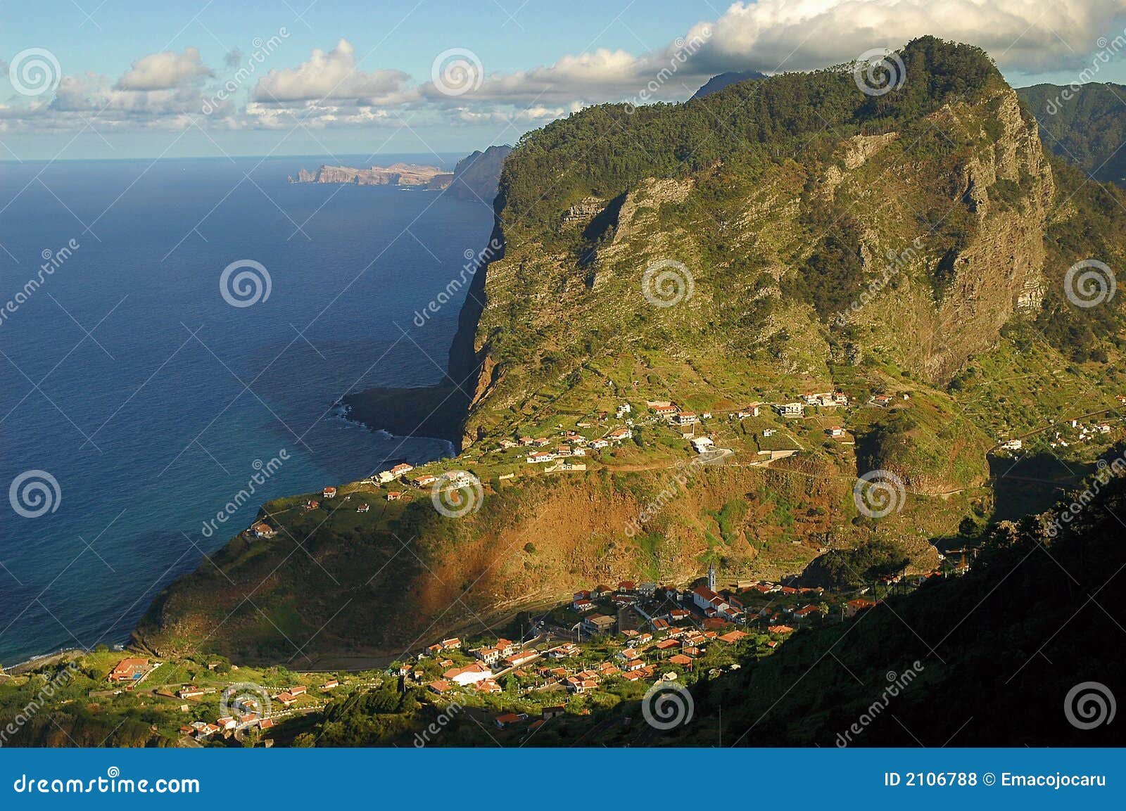 Landscape in the Island of Madeira Stock Photo - Image of seaside ...