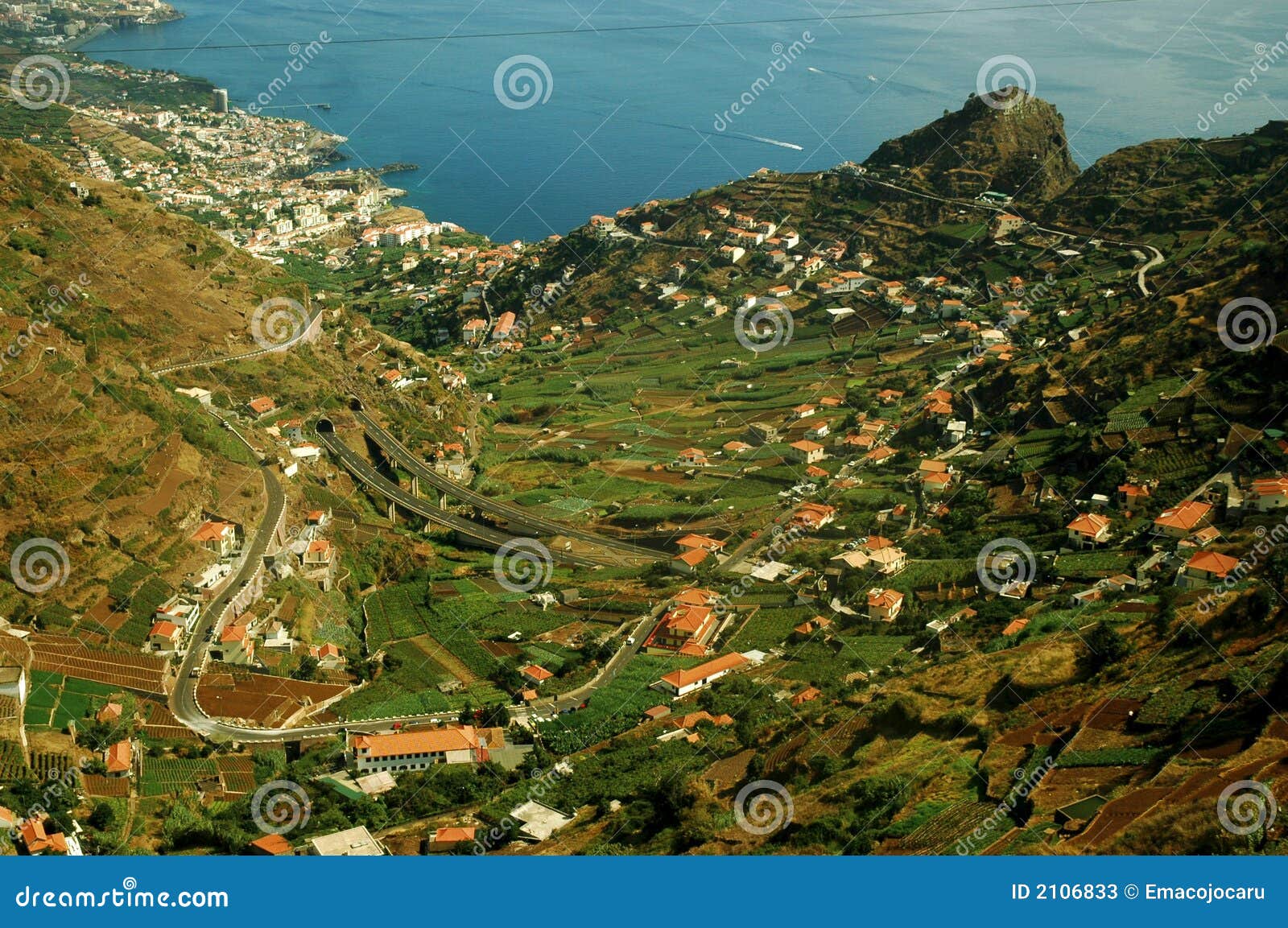Landscape in the Island of Madeira Stock Image - Image of island ...
