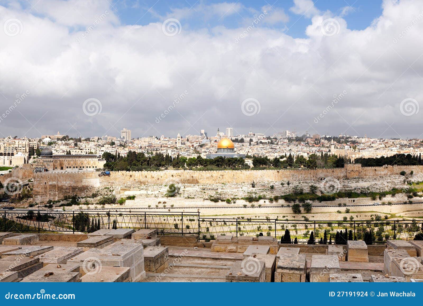 Landscape at Jerusalem stock photo. Image of holy, landmark - 27191924