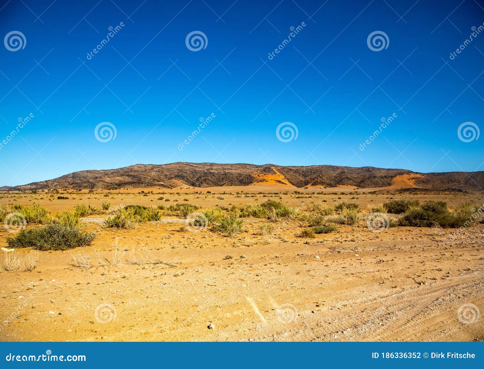 Landscape in the Khomas Highlands in Namibia Stock Photo - Image of ...