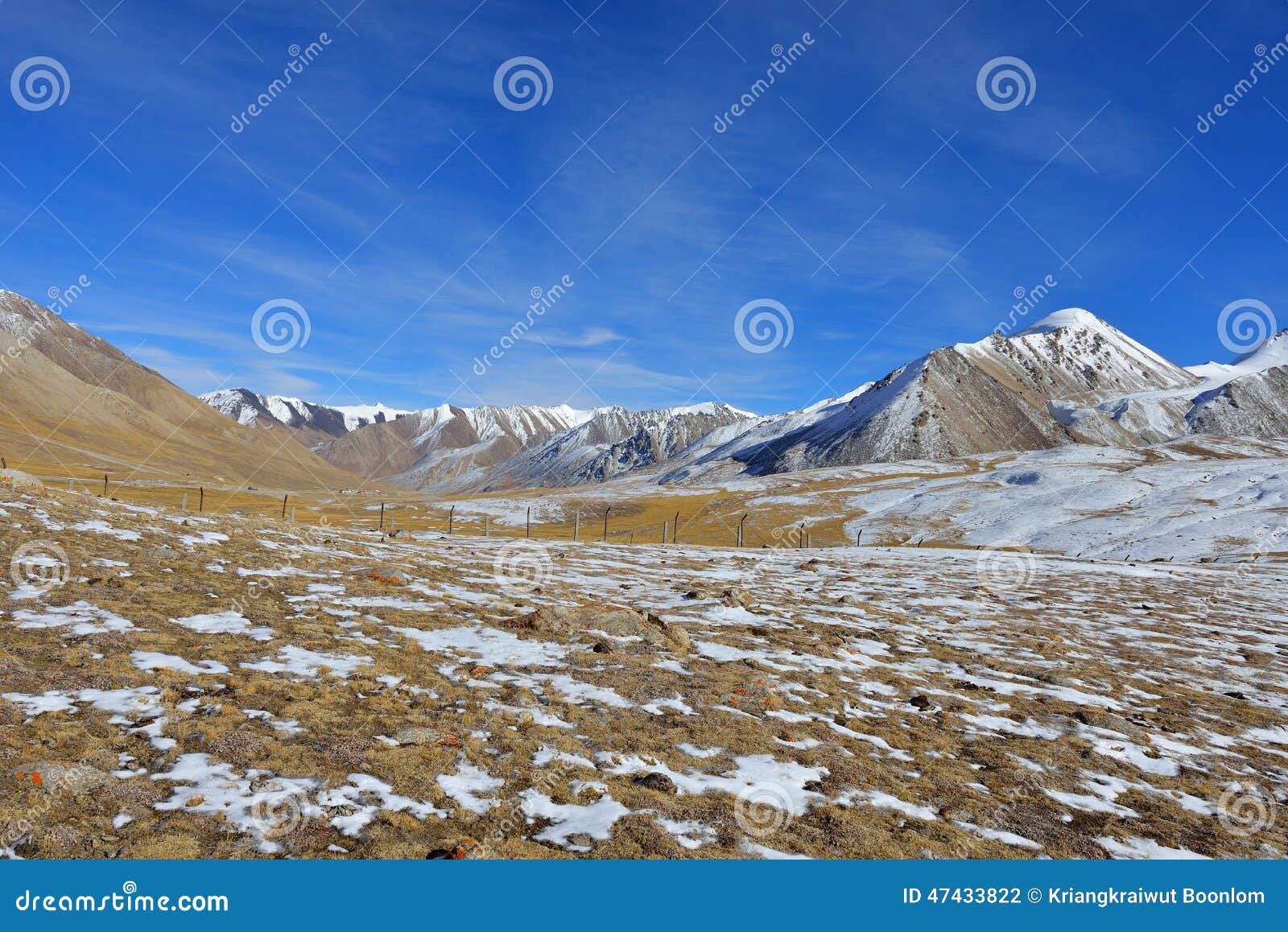 Landscape of Khunjerab Pass. Stock Photo - Image of high, heights: 47433822