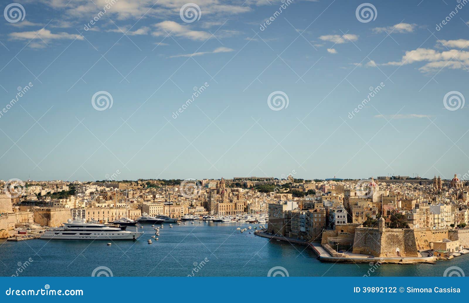 Landscape of La Valletta, Malta Stock Photo - Image of cityscape ...