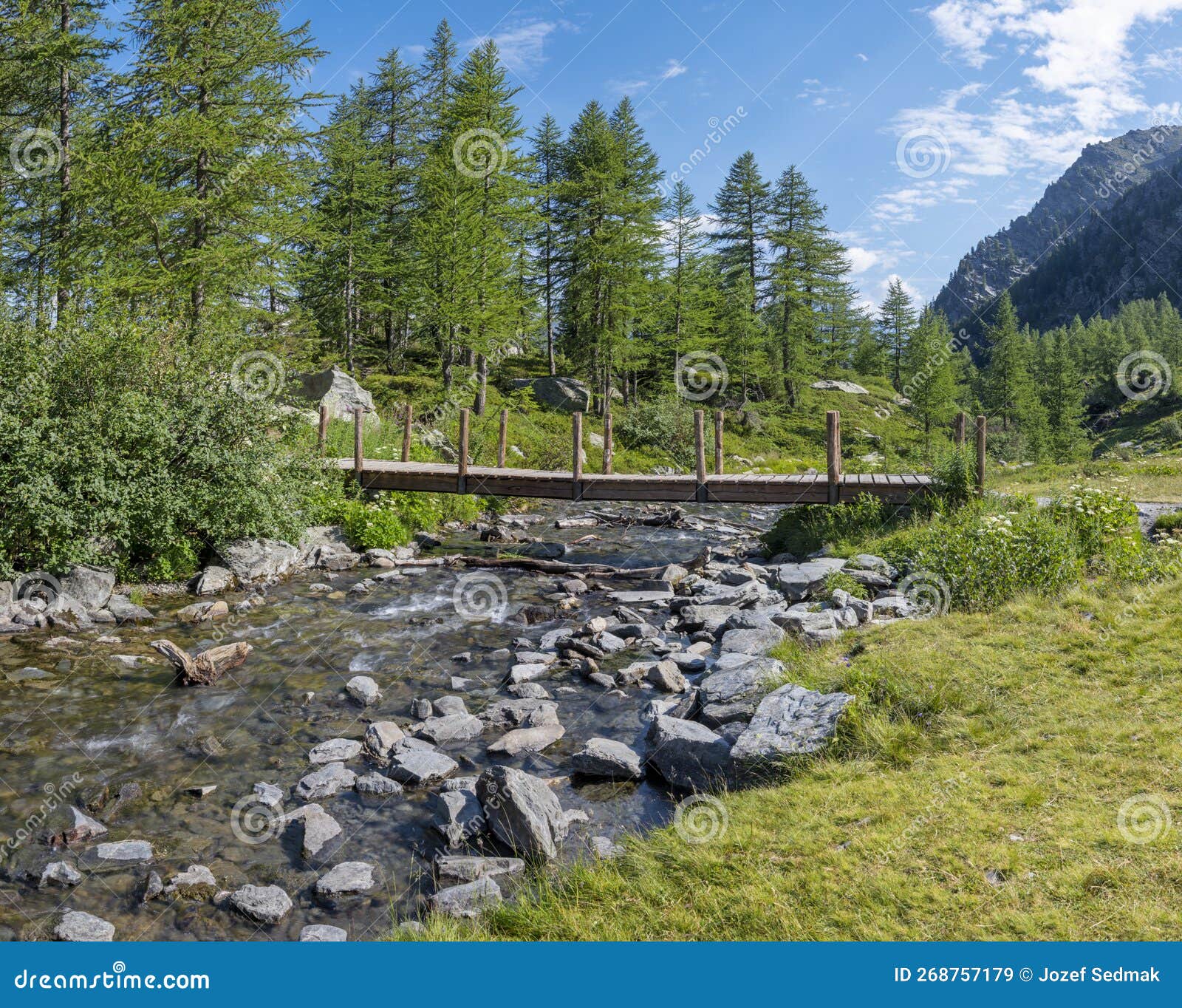 The Landscape at Lago D Arpy Lake Stock Image - Image of mountaineering ...
