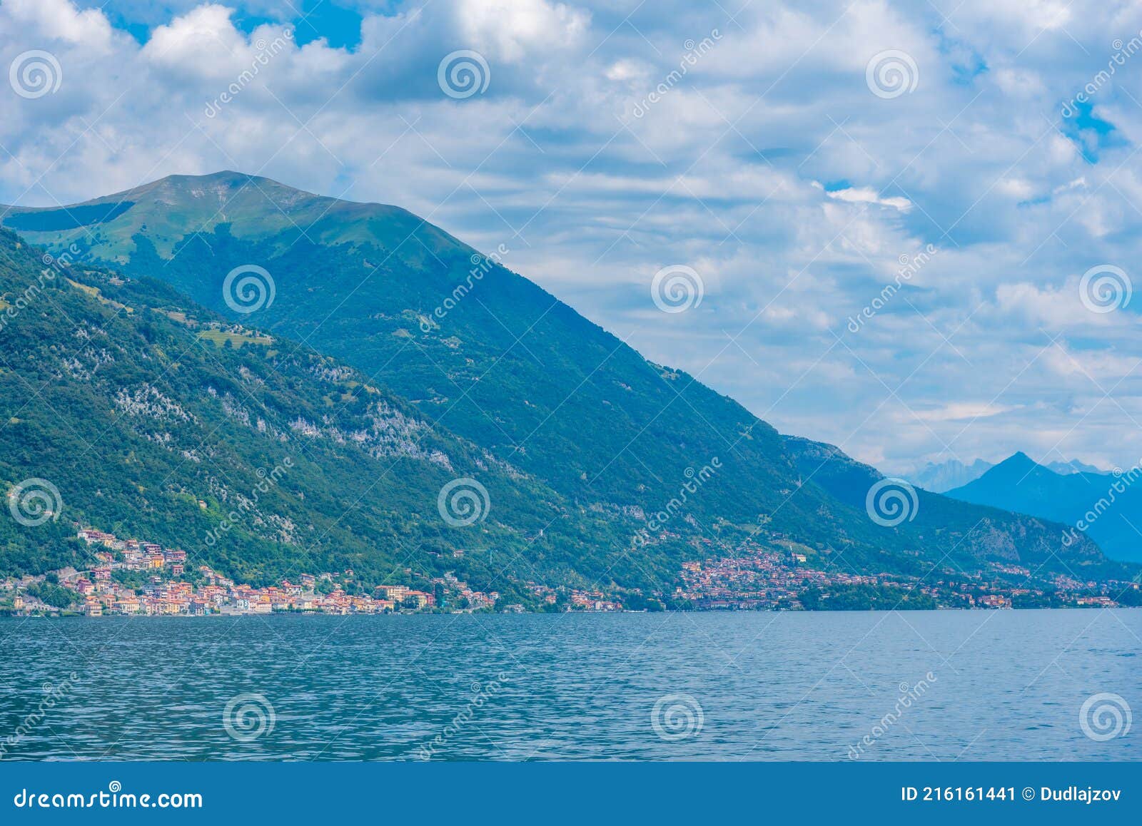 Landscape of Lake Como in Italy Stock Image - Image of isola, nature ...